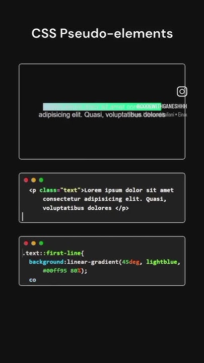 Css Pseudo Element Csslayout Css Html Coding Viral Webdesign Html5 Youtubeshorts