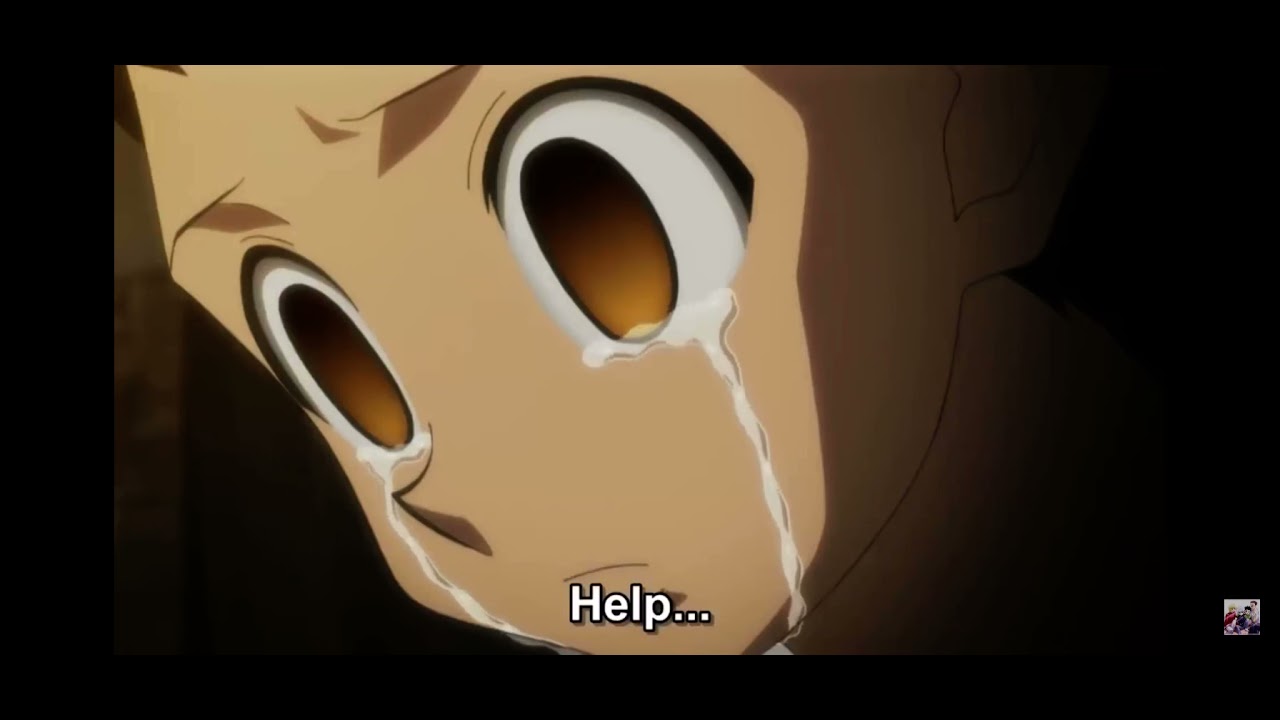Gon crying over kites death “hunter x hunter” - YouTube
