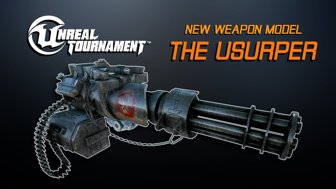 New minigun model : Usurper | Unreal Tournament - YouTube
