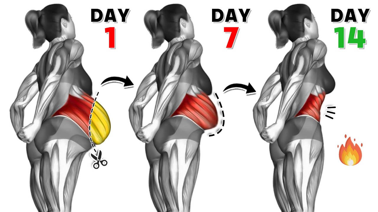 30-Minute Standing Workout to Burn Hanging Belly Fat Fast | Flatten Your Stomach Without Floor ...