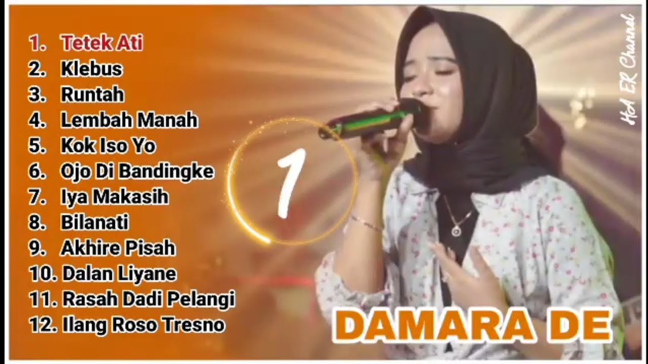 FULL ALBUM DAMARA DE - TETEK ATI - KLEBUS _ FULL ALBUM TERBARU 2022 ...