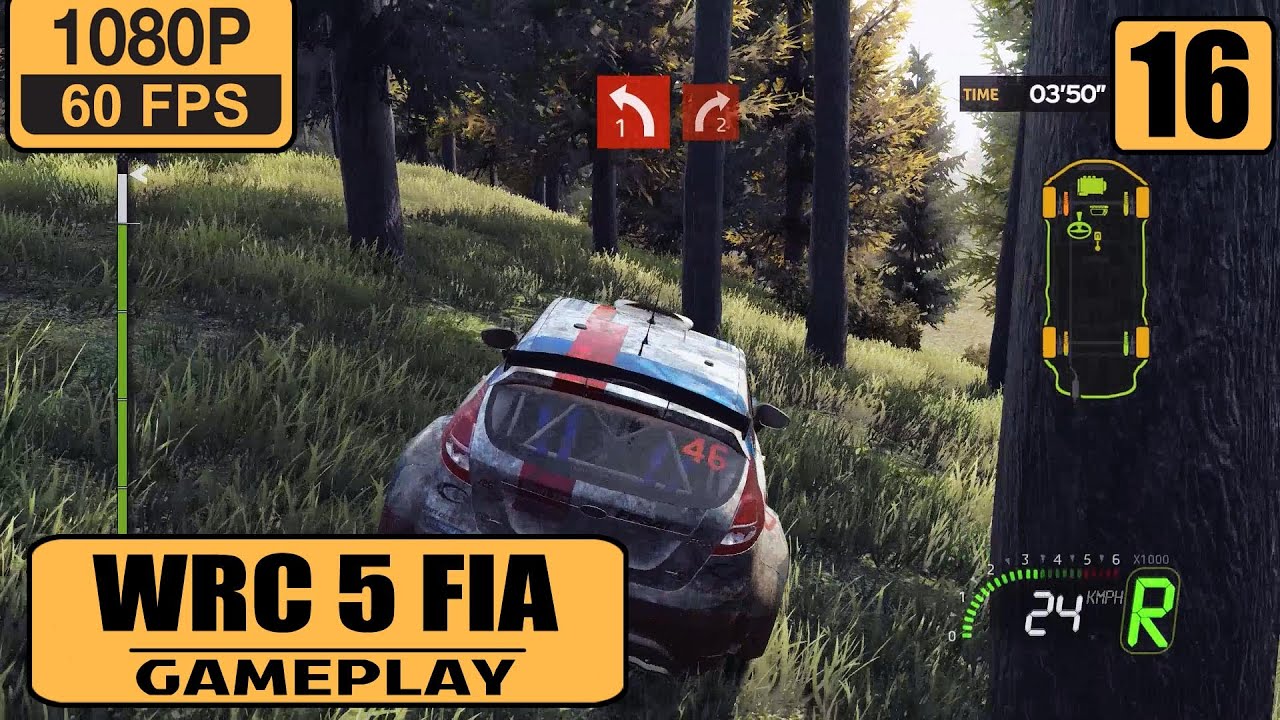 WRC 5 FIA World Rally Championship gameplay walkthrough Part 16 ...