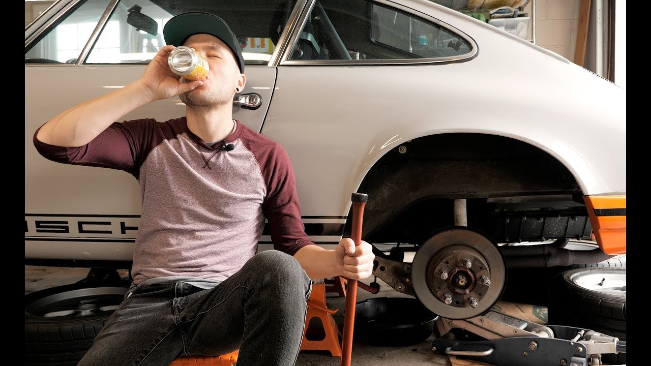 Porsche 911 DIY Rear Spring Plates Pt. 1 - YouTube