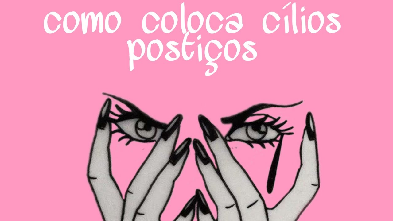 Como coloca cílios postiços - YouTube