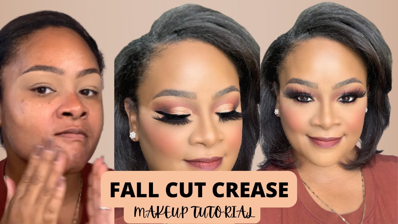 | FALL | CUT CREASE MAKEUP TUTORIAL#fallmakeuplook #cutcrease - YouTube