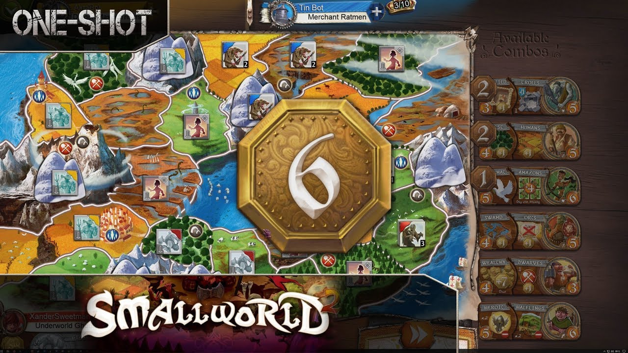 Small World 2 - Digital Board Game - One Shot - Let's Play Small World ...