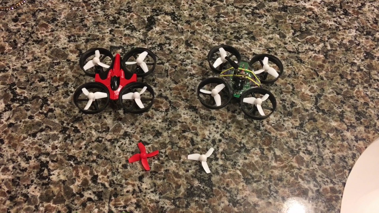 Eachine E010 prop upgrade - YouTube