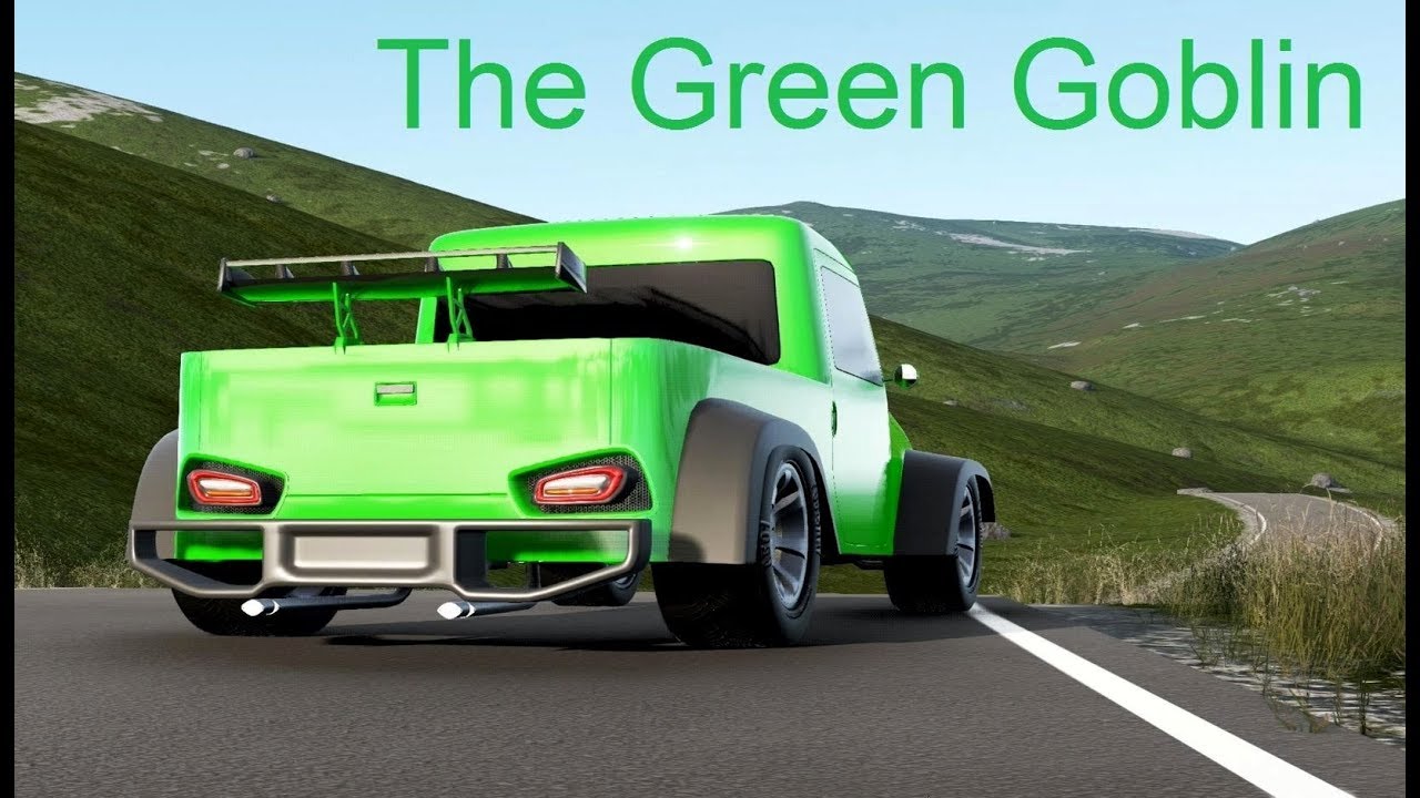 Hot Rod Truck Meets F1. The Green Goblin Is Here! Automation/BeamNG ...