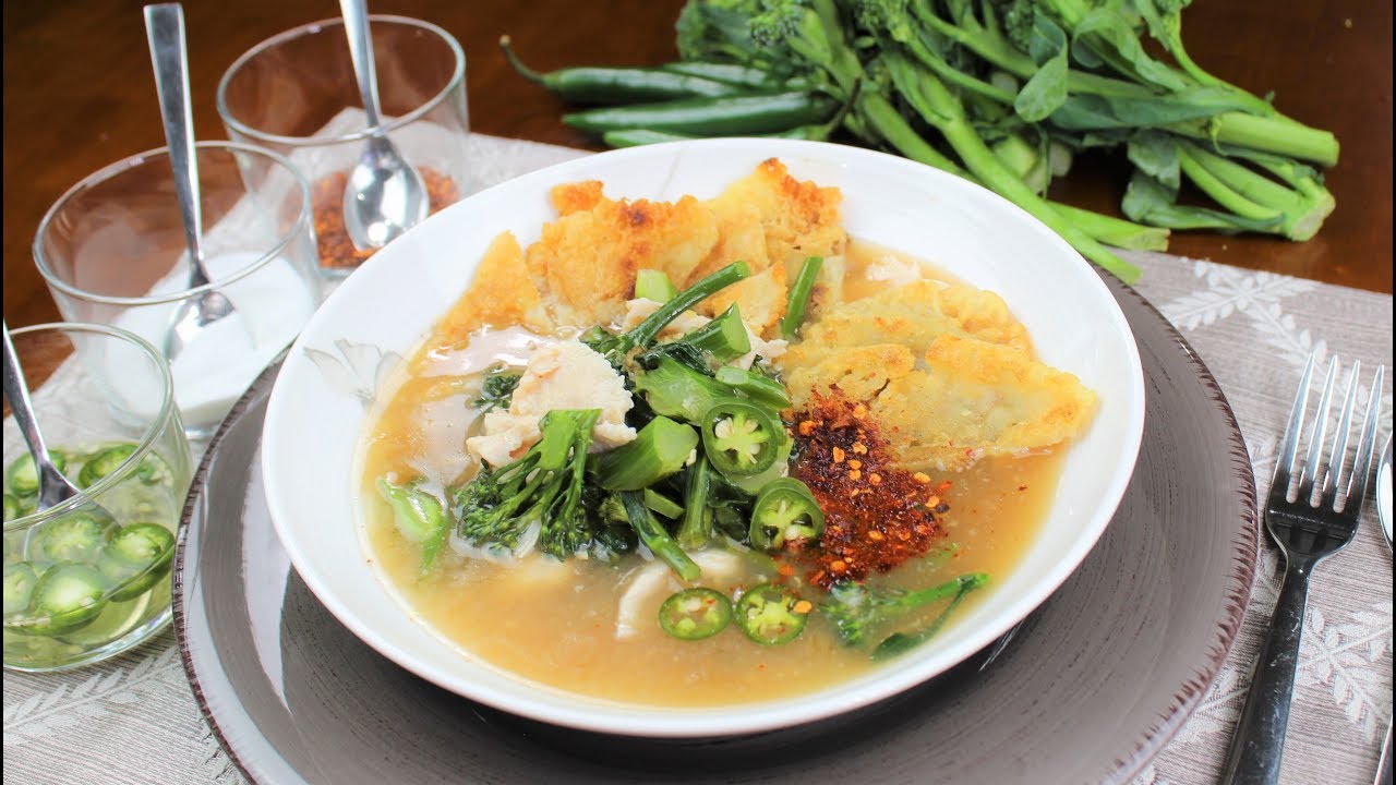 Thai Crispy Noodles in Gravy w/Chicken - Kuay Teow Rad Nah ราดหน้าเส้น ...