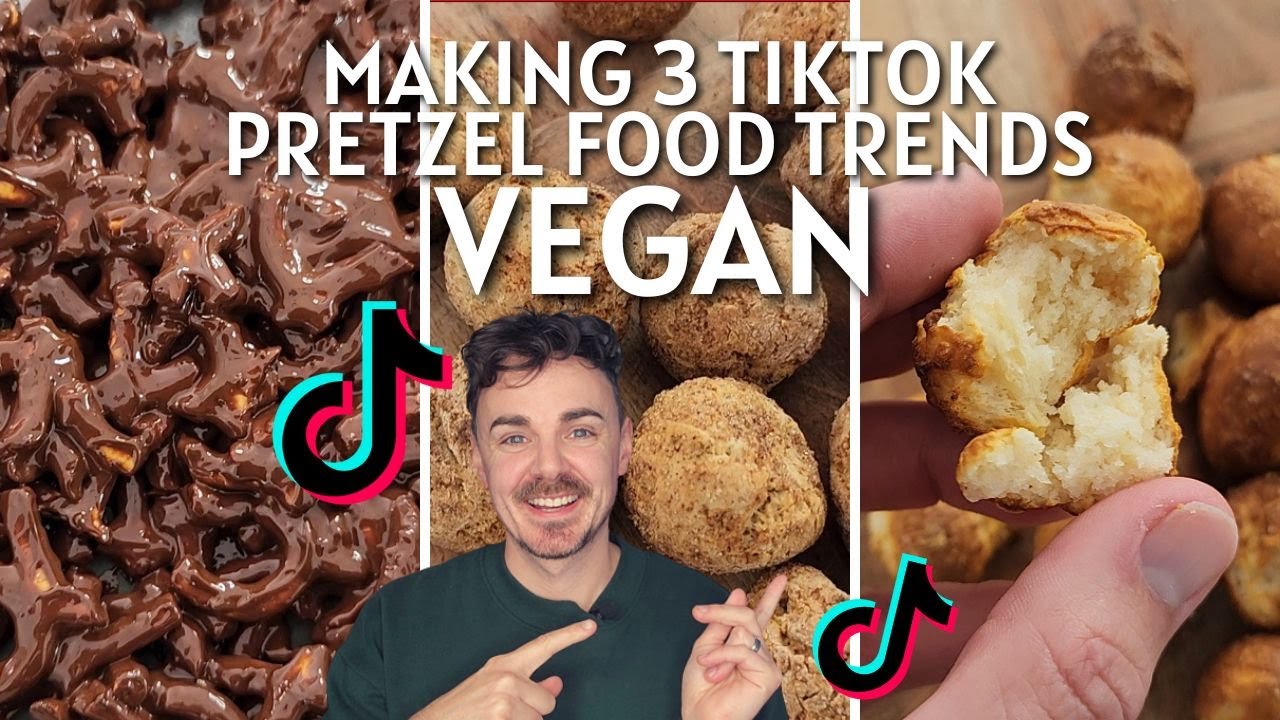 3 PRETZEL TIKTOK TRENDS YOU NEED TO TRY… made vegan - YouTube