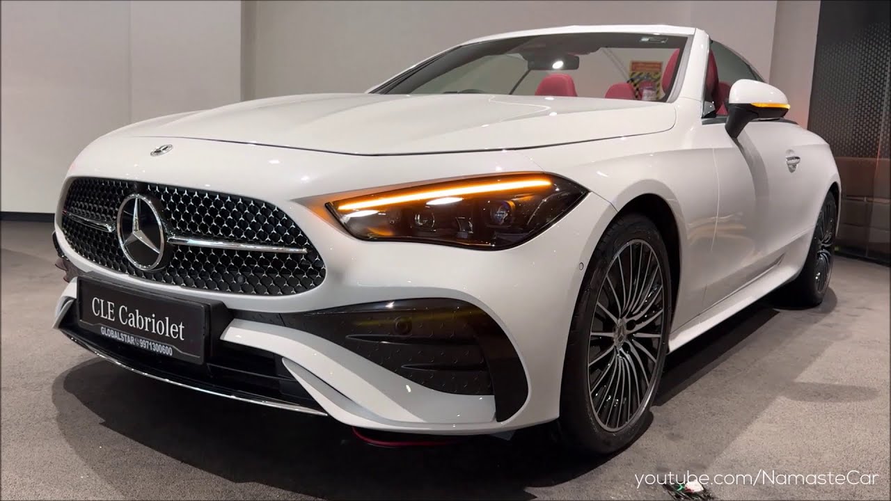 Mercedes-Benz CLE 300 Cabriolet AMG Line- ₹1.1 crore | Real-life review ...