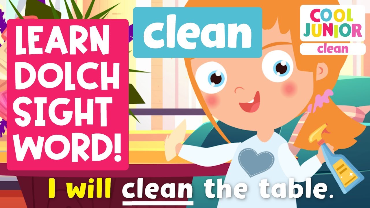 Phonics | Sight Words Songs! | Sight Word “clean” (Level 5A-5) | by ...