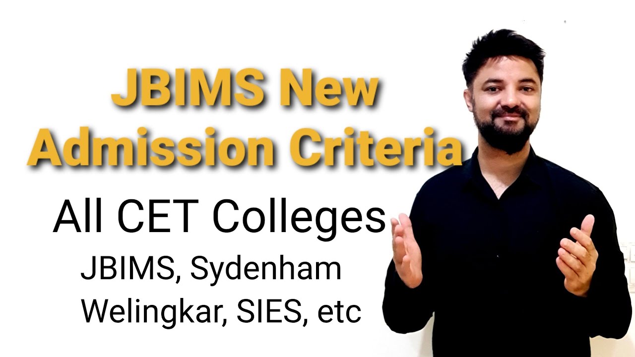JBIMS Latest Admission Criteria as on 13 Dec 2020 - YouTube