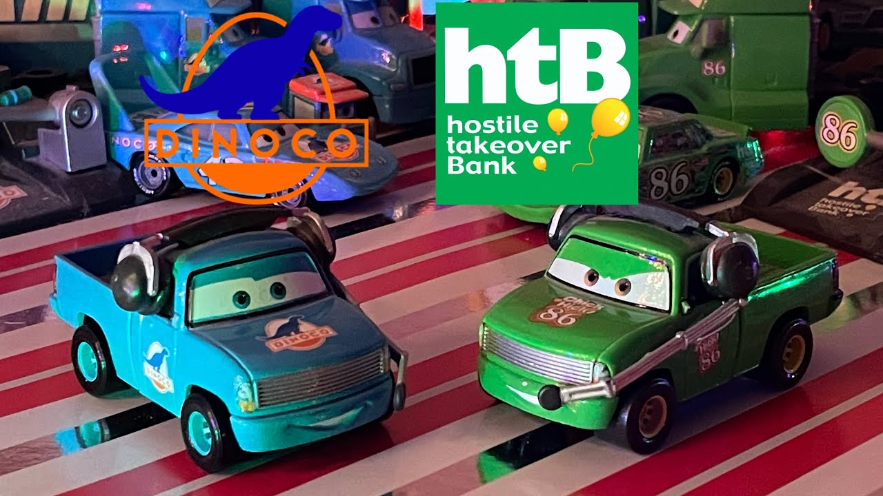 Mattel Cars Roger Wheeler (Dinoco Crew Chief) and Chief Chick - YouTube