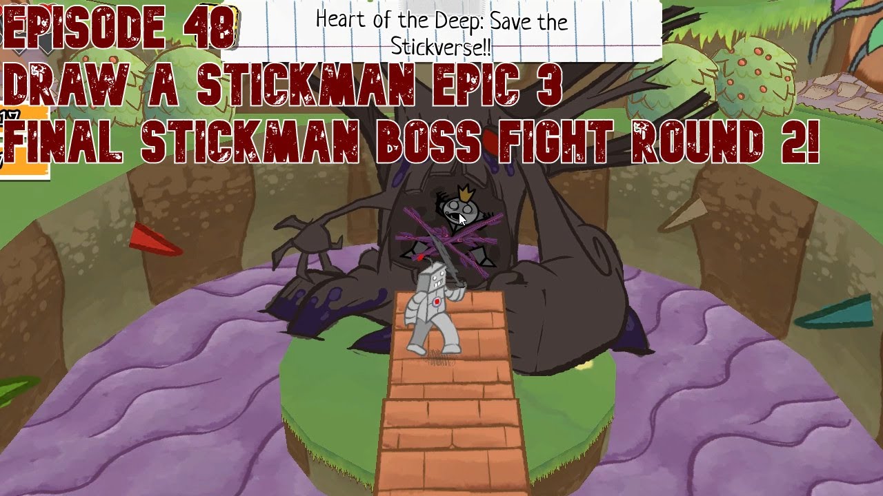 Episode 48 - Draw A Stickman Epic 3: The Stickman Boss - Round 2 FIGHT ...
