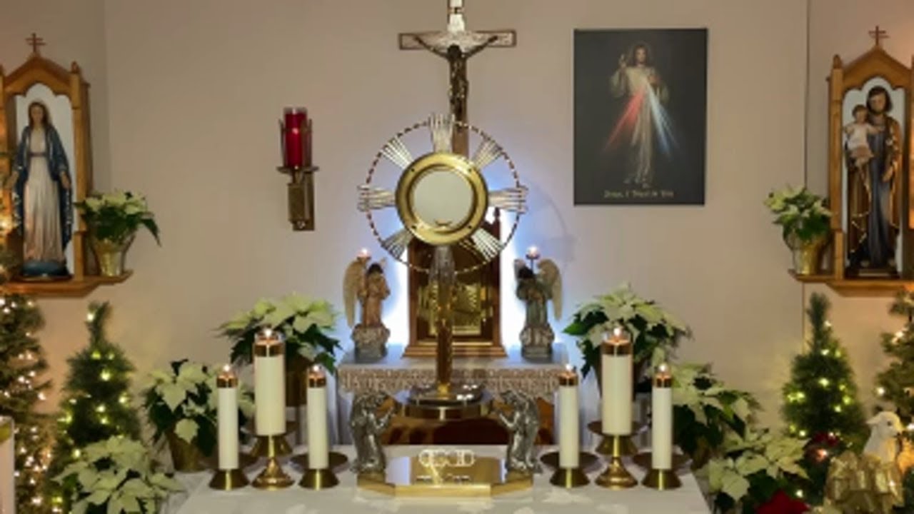 LIVE Eucharistic Adoration - Sisters of Divine Mercy - YouTube