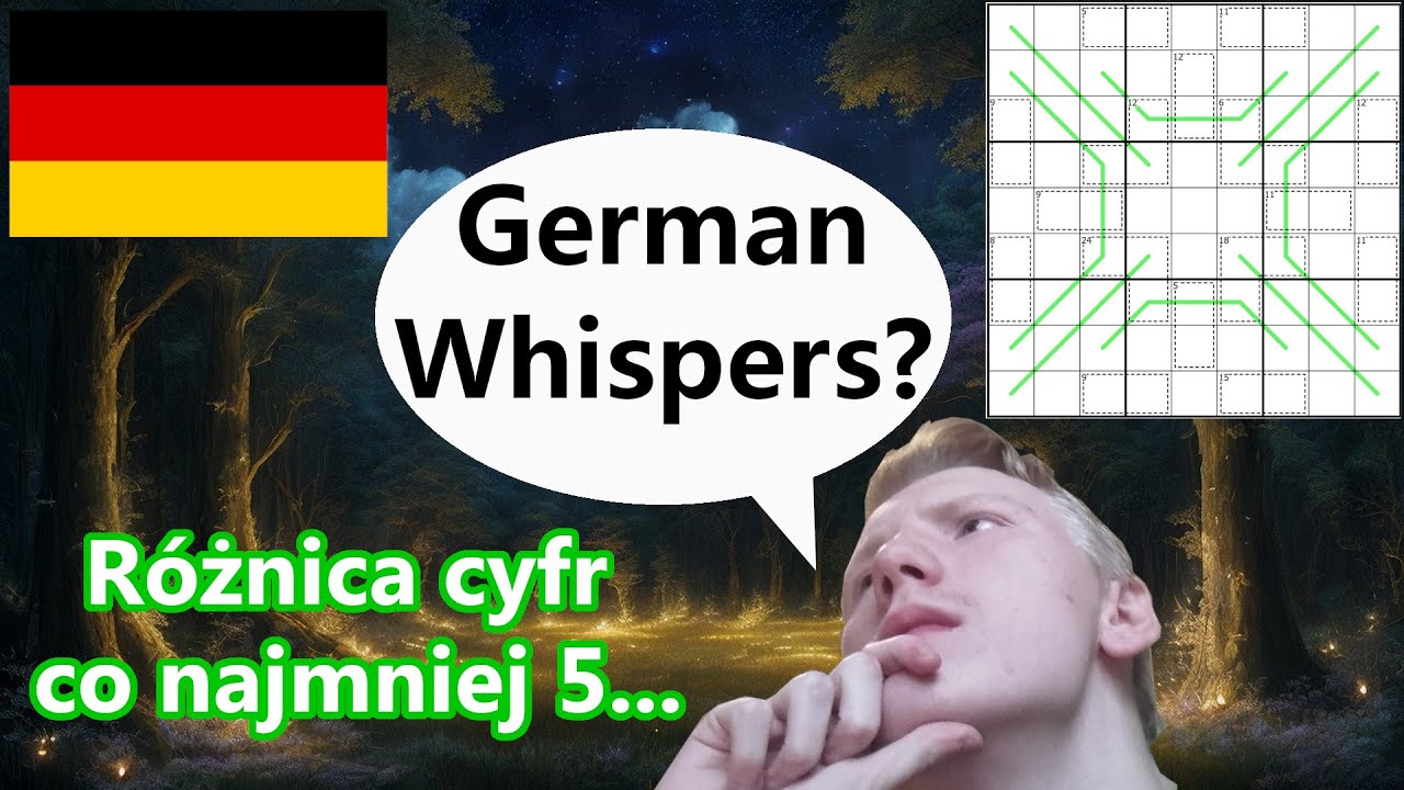 Killer Sudoku po niemiecku (German Whispers) - YouTube