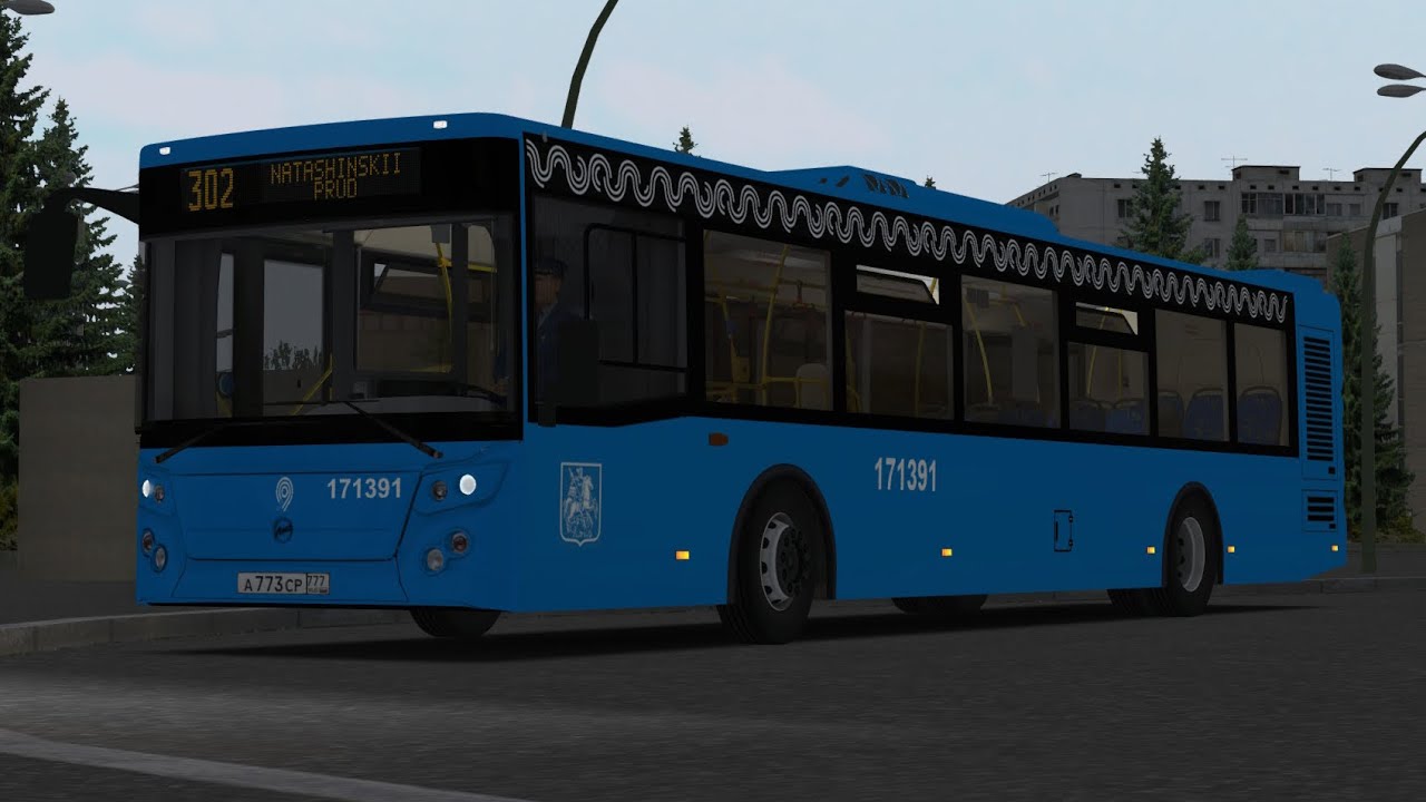 Omsi 2 : Map Moges : Route 302 on Liaz 5292.65 2019 - YouTube