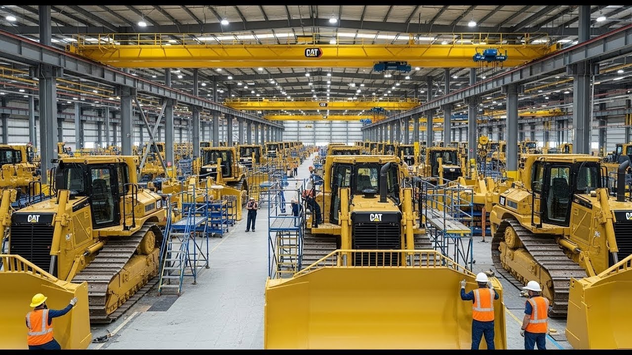 How Giant Bull dozers Are Built from Scratch - FULL PROCESS Inside the ...