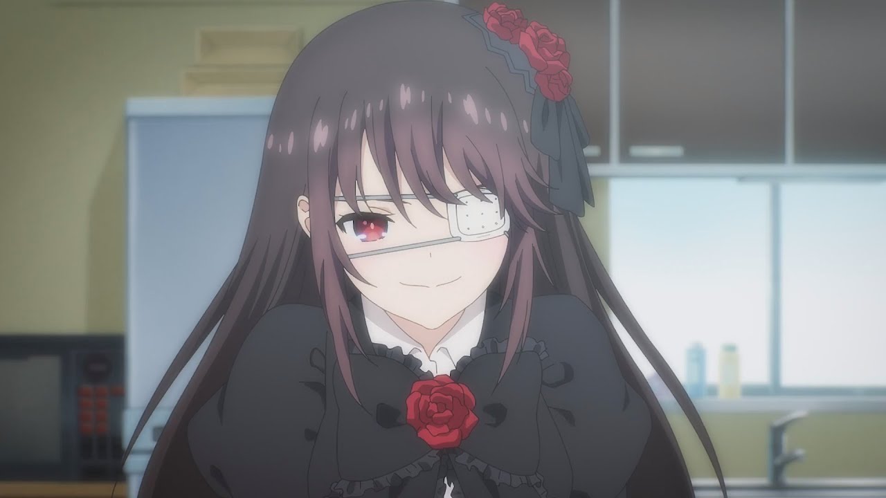 Date A Live V EP1 - Eye-patched Kurumi visits Shidou - YouTube