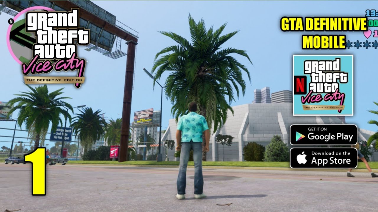 GTA Vice City Definitive Edition Netflix Mobile Gameplay Part 1 ...