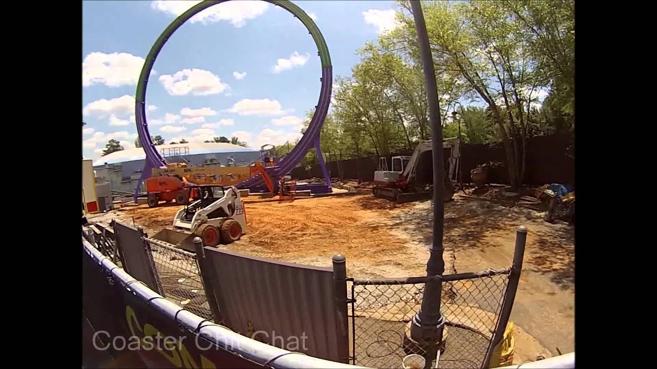 Six Flags Over Georgia: Gotham City Expansion Construction Update Early ...