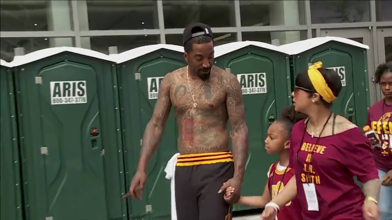 J R Smith Still Shirtless Cavaliers Championship Parade June 22, 2016 ...