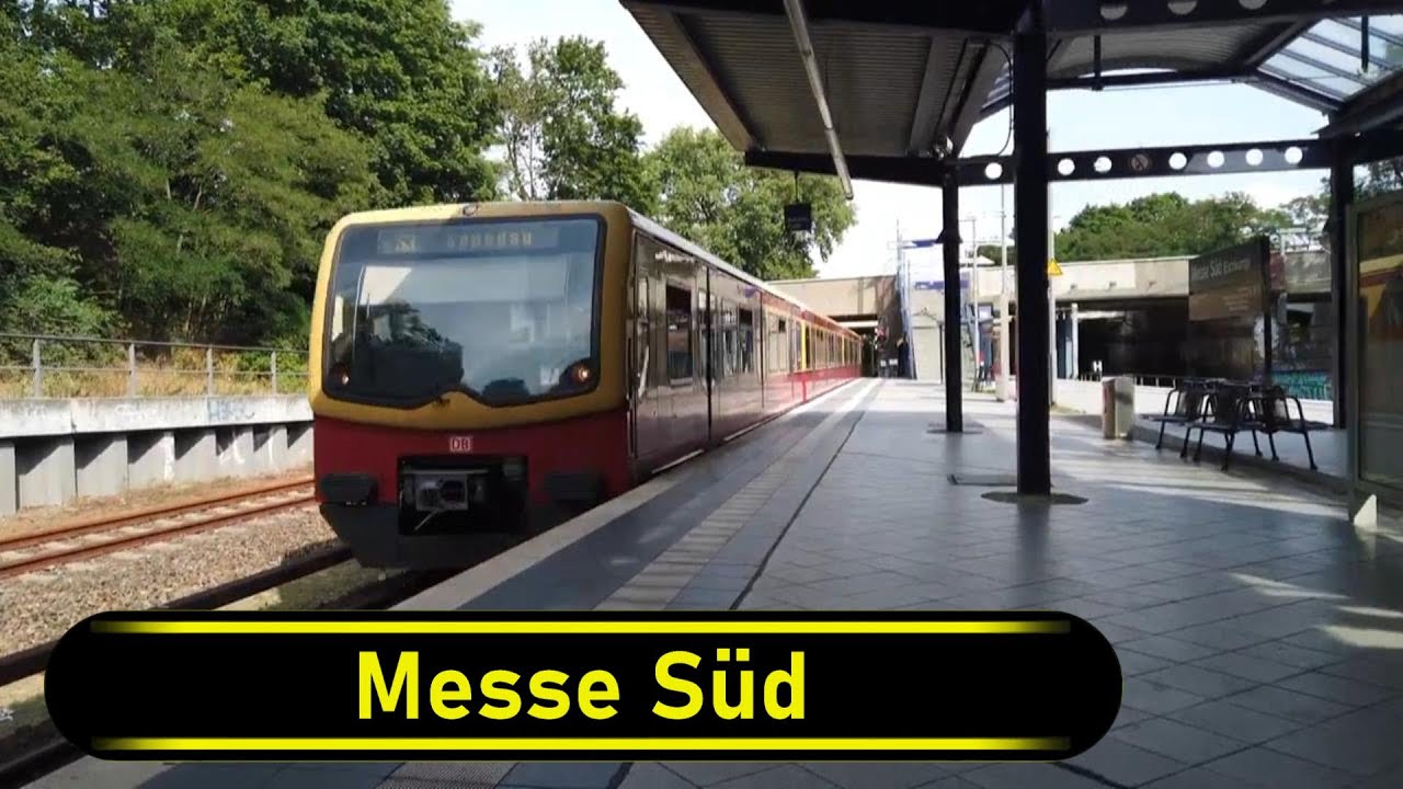S-Bahn Station Messe Süd - Berlin 🇩🇪 - Walkthrough 🚶 - YouTube