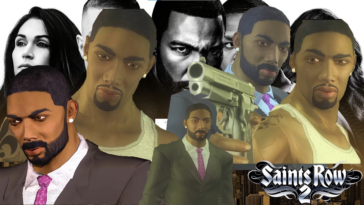 Saints Row 2 face creation request James "Ghost" St Patrick - YouTube