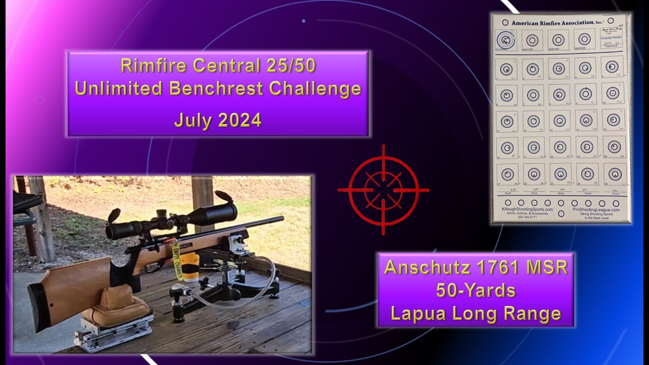 Rimfire Central 25/50 Yard Benchrest Unlimited Round 3 Anschutz 1761 ...