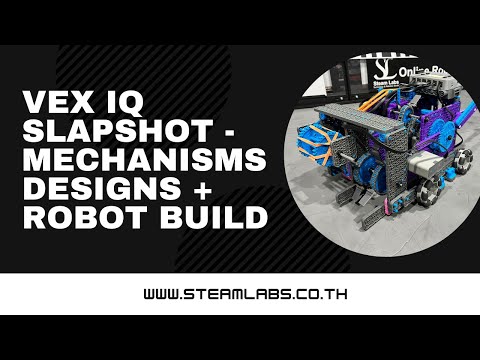 VEX IQ Slapshot Robot - Robot Ideas and mechanisms - 2022 - YouTube