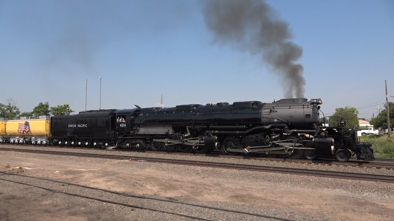 Union Pacific Big Boy #4014 Steam Train Highball Julesburg, CO (8/6/21 ...