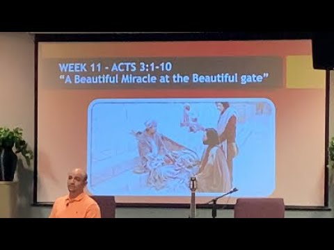 A Beautiful Miracle at the Beautiful Gate II | Acts 3:8-10 | Pastor G ...