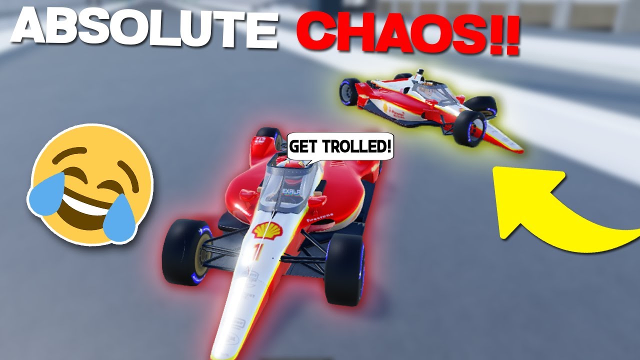 TROLLING Viewers in this NEW INDYCAR Game!! (Roblox Indy) - YouTube