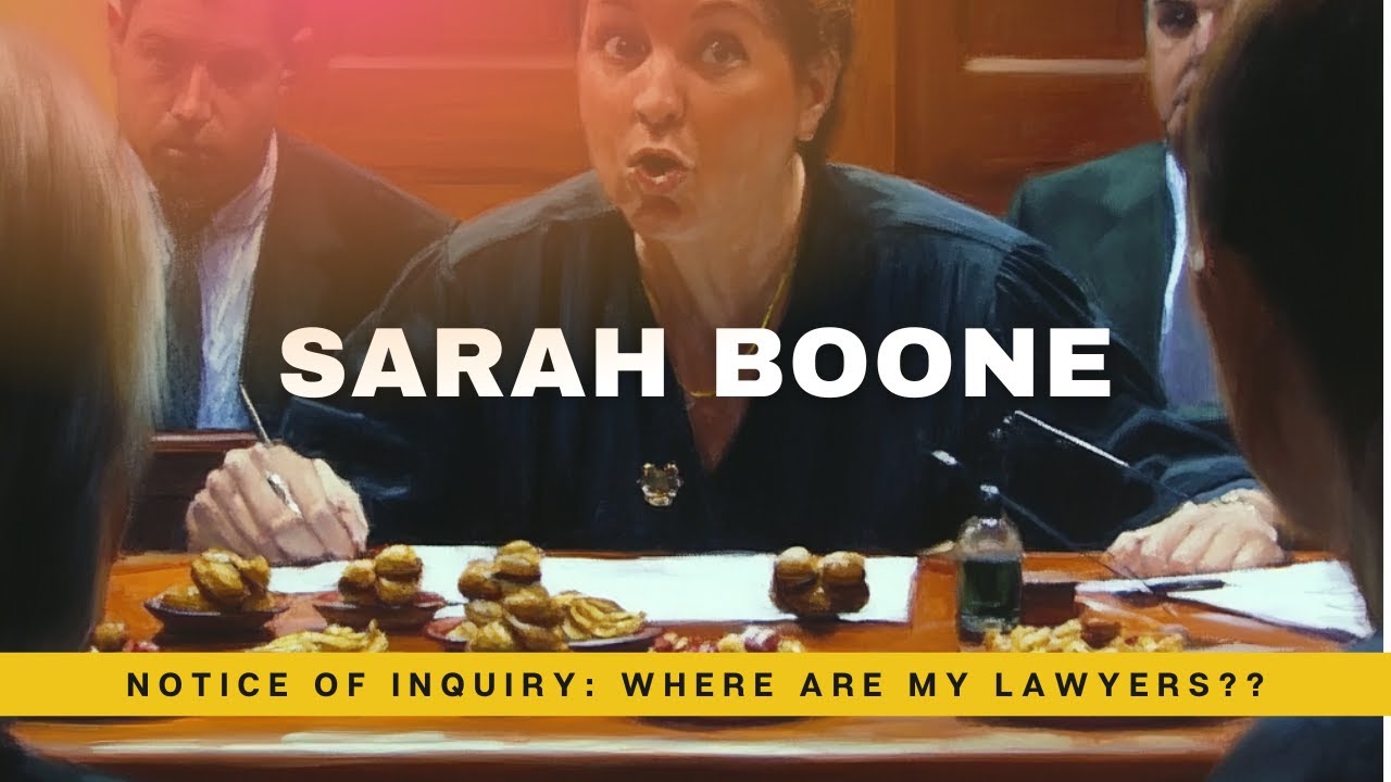 Sarah Boone's Appeal Lawyers are NOWHERE to be Found! - YouTube