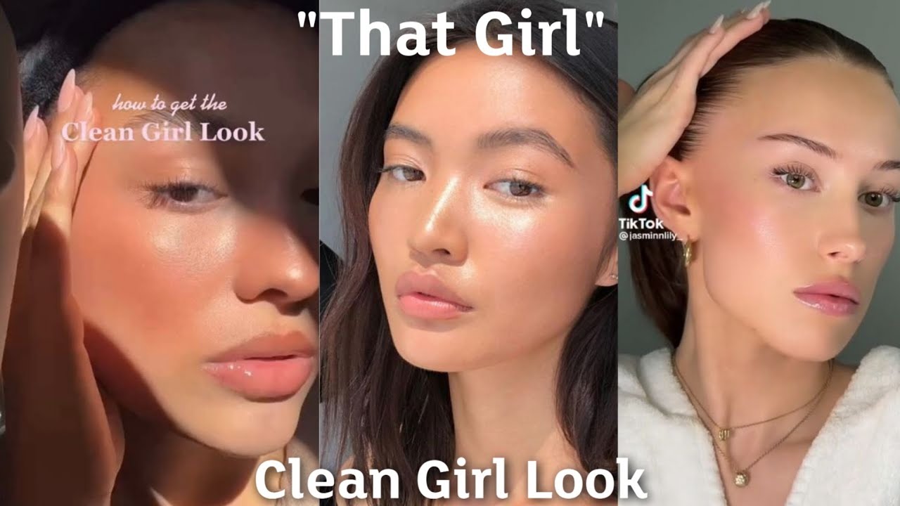 Clean Girl Makeup Look | TikTok compilation - YouTube