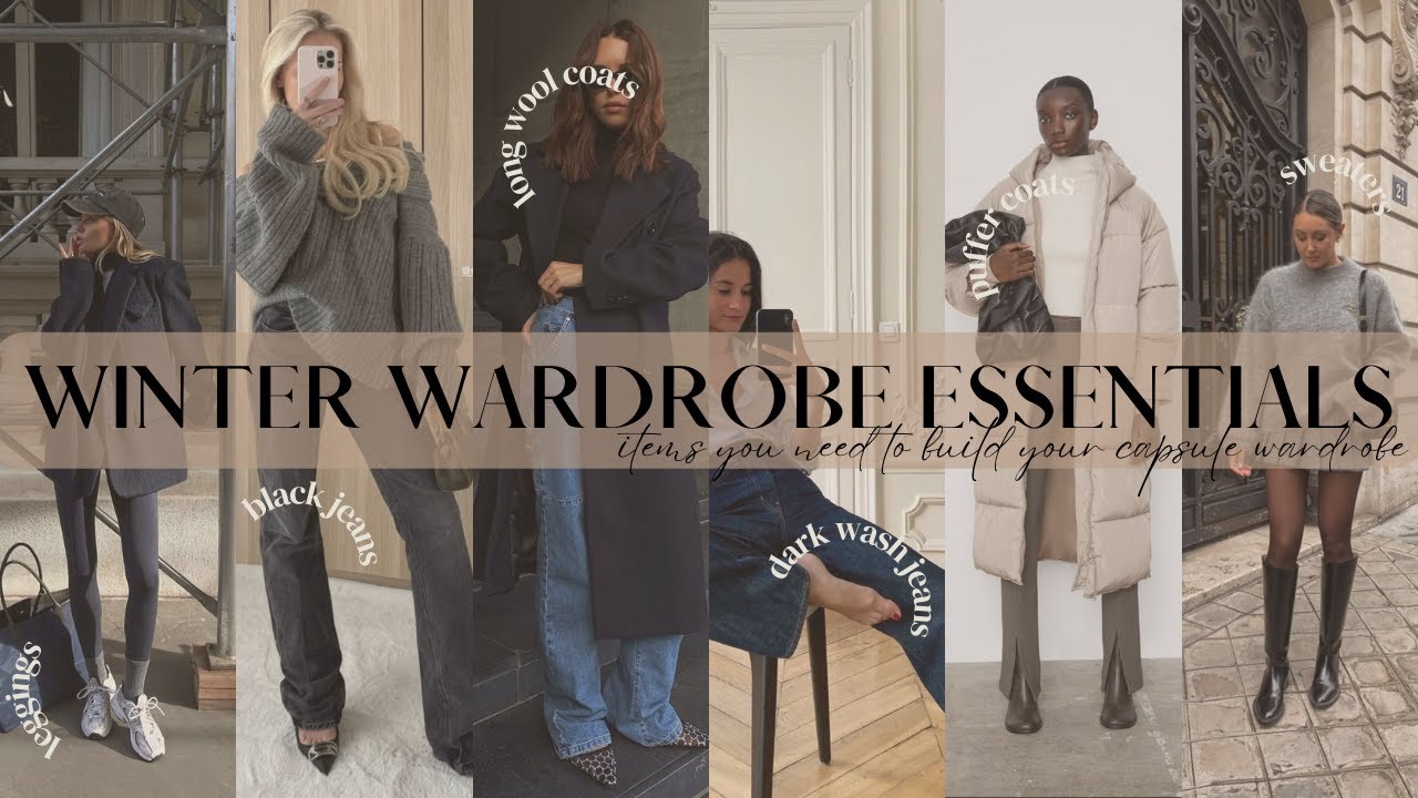 Winter Wardrobe Essentials | Must-Have Items for the Winter | Styling ...