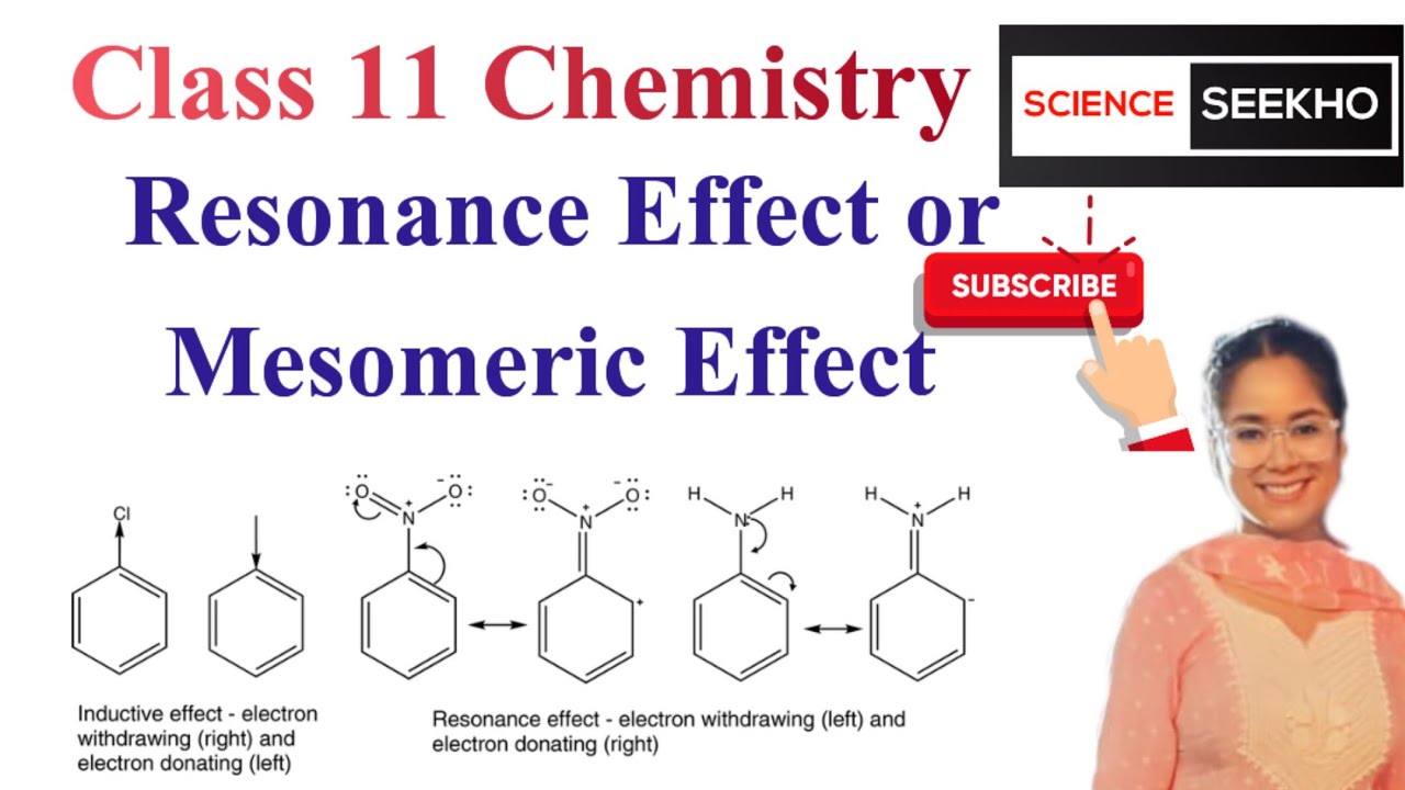 26 Resonance Effect or Mesomeric Effect | Class 11 Organic Chemistry ...