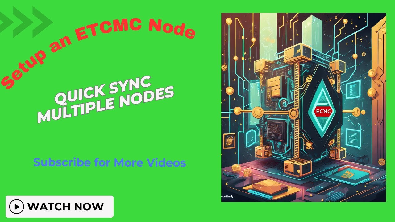 Setup an ETCMC Node and quick sync if you have multiple - YouTube