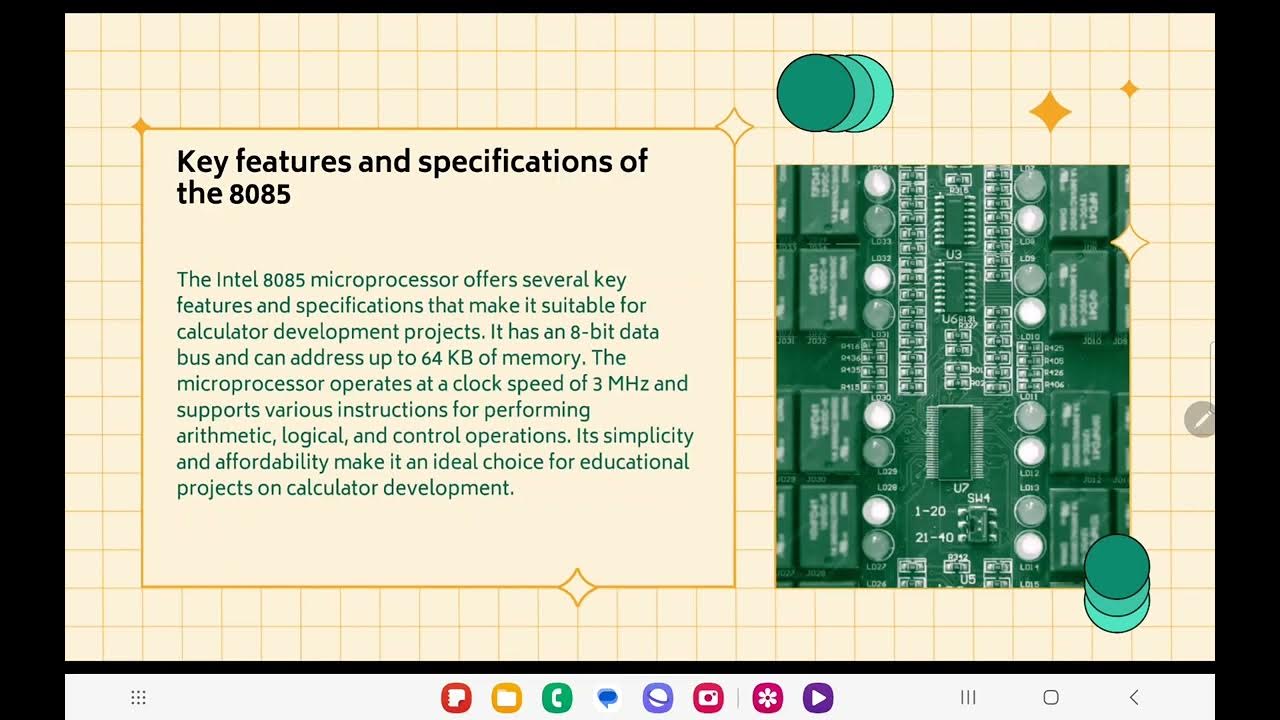 Calculator using 8085 microprocessor - YouTube