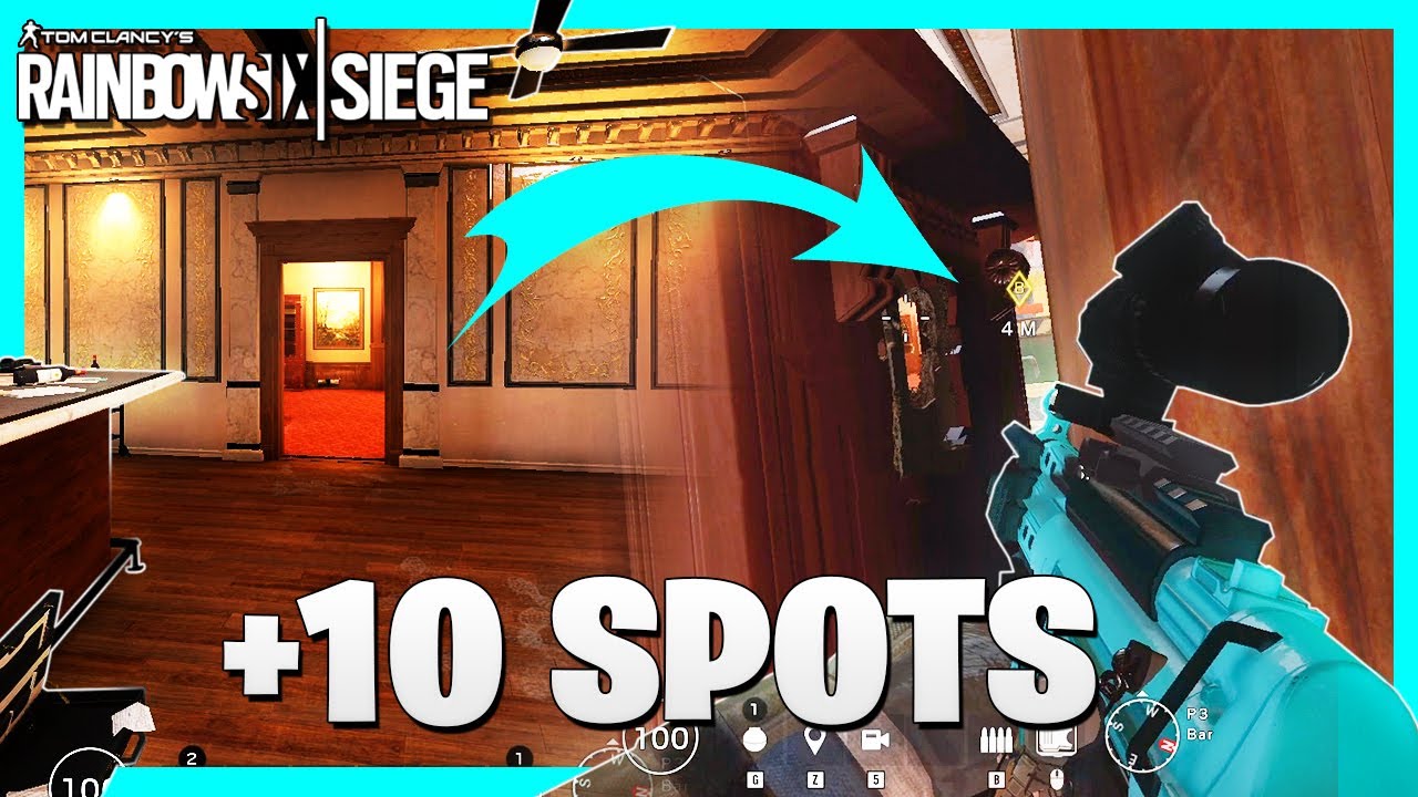 +10 SPOTS RAINBOW SIX SIEGE #4 - YouTube