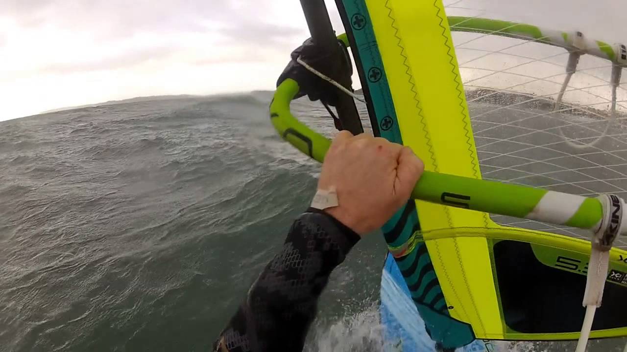 Windsurfing Exocet Xwave 93L with 5.3 Shark 15:07:2015 - YouTube