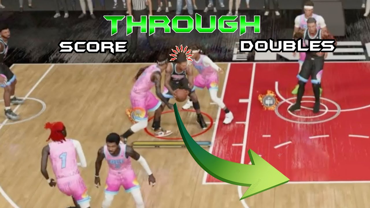 How To Score Through Double Teams & Help Defense In NBA 2K23 - YouTube