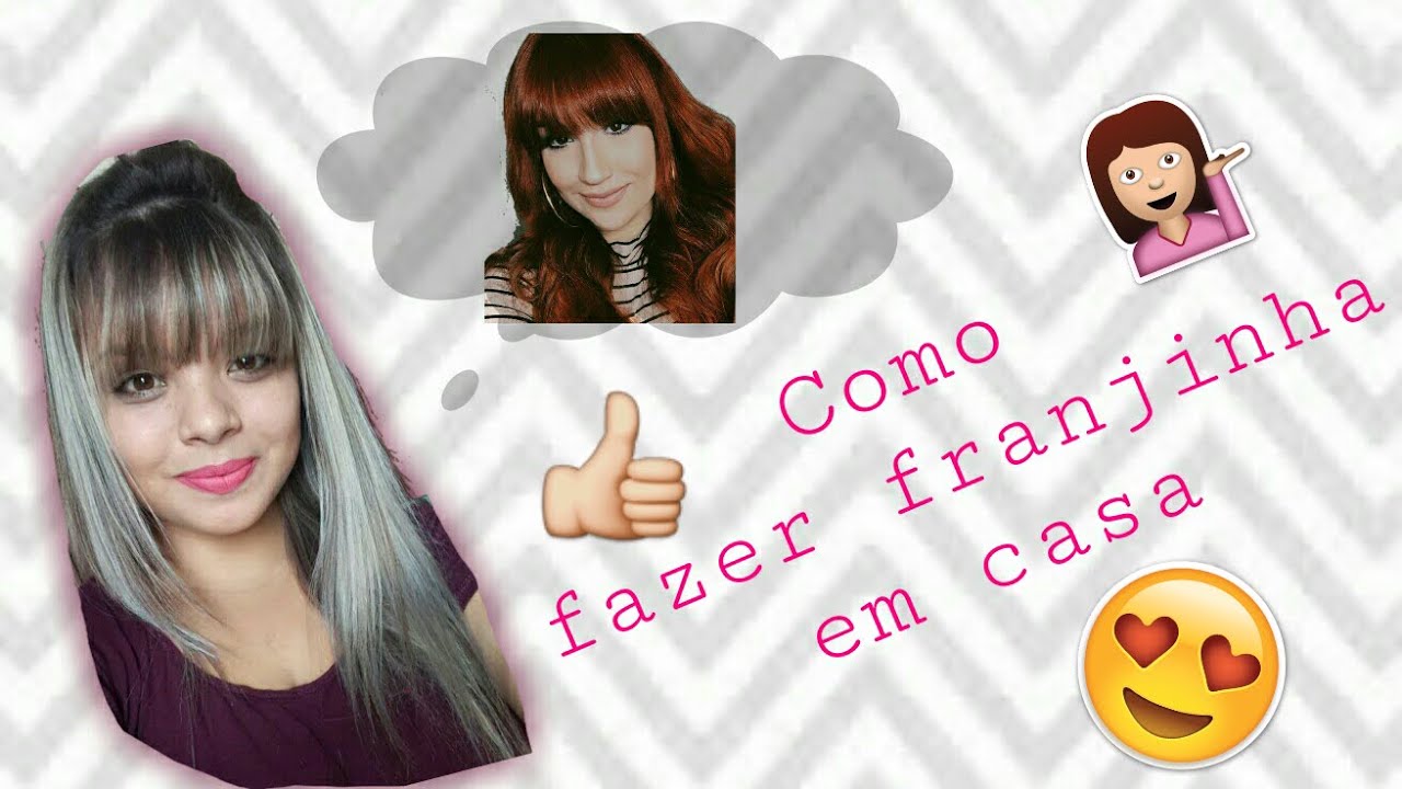 Fui fazer a franja da Bia ( Boca Rosa ) e olha do que deu ! - Por ...