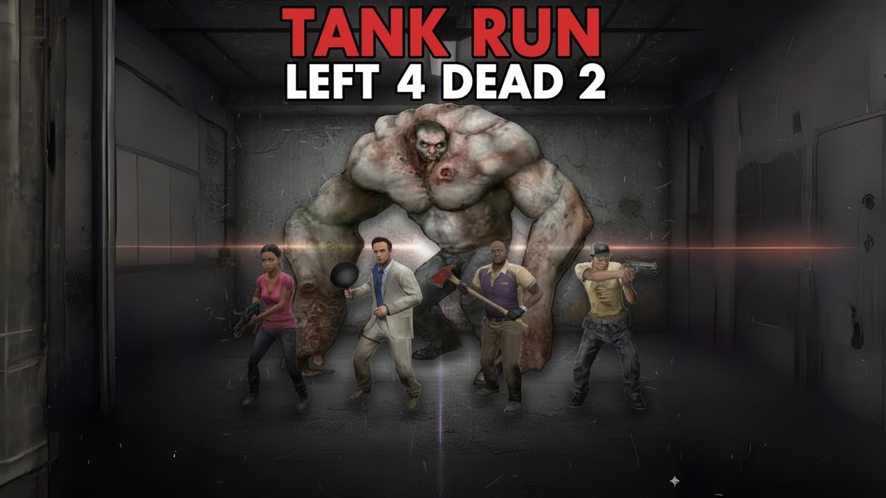 CORRIENDO DE LOS TANKS XD | LEFT 4 DEAD 2 - YouTube
