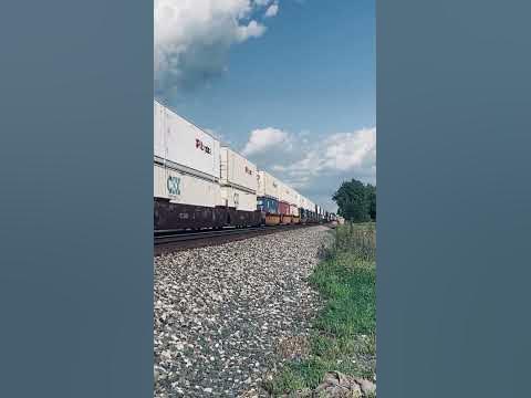 CSX I191 with UP SD70M Duo Early 2000s style - YouTube