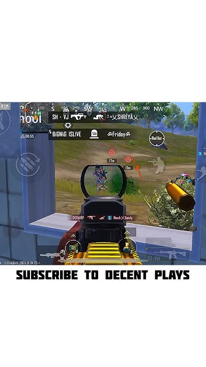 Quick 1 vs 4 clutch apartments #bgmi #pubgmobile #decentplaysyt #gameplay #decent #ytshorts #yt ...