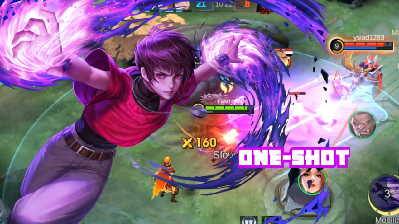 GLOBAL NO.1 DYROTH ONE SHOT BEST BUILD WITH GAMEPLAY - MLBB - FANTOM ...