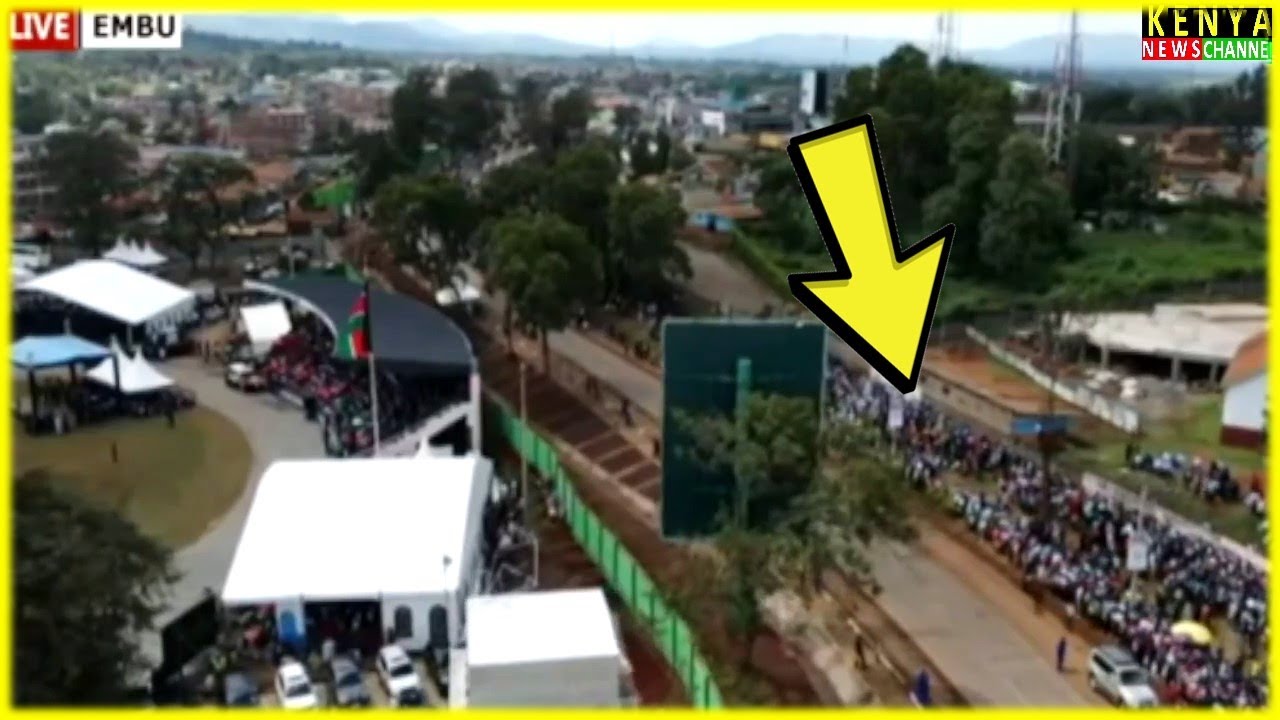 Madaraka Day - Thousands Locked out of Embu Moi Stadium after Filling ...