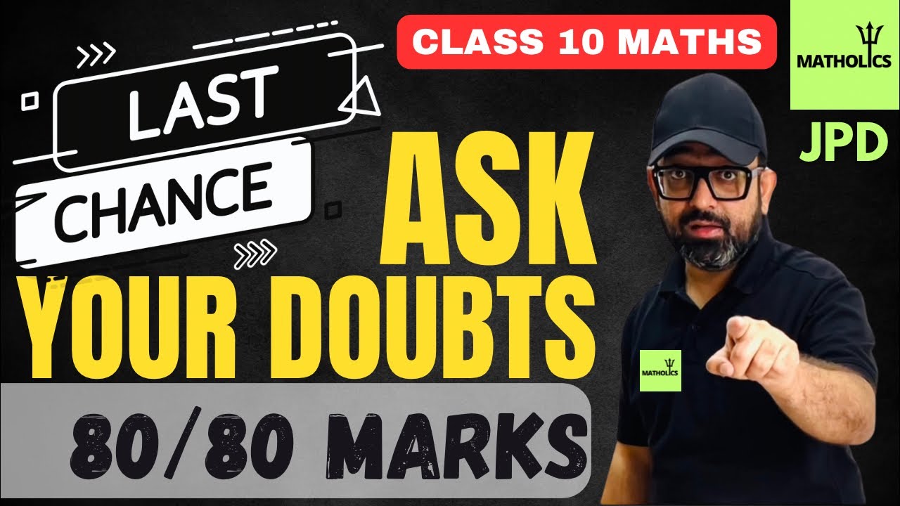 Ask Your Doubts | Revision for Class 10 Maths | How to Revise Maths ...